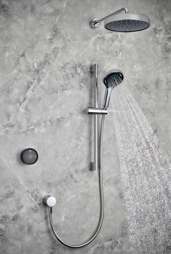 Mira Platinum Dual HP/Combi Mixer - Rear Fed Digital Shower - Showers ...