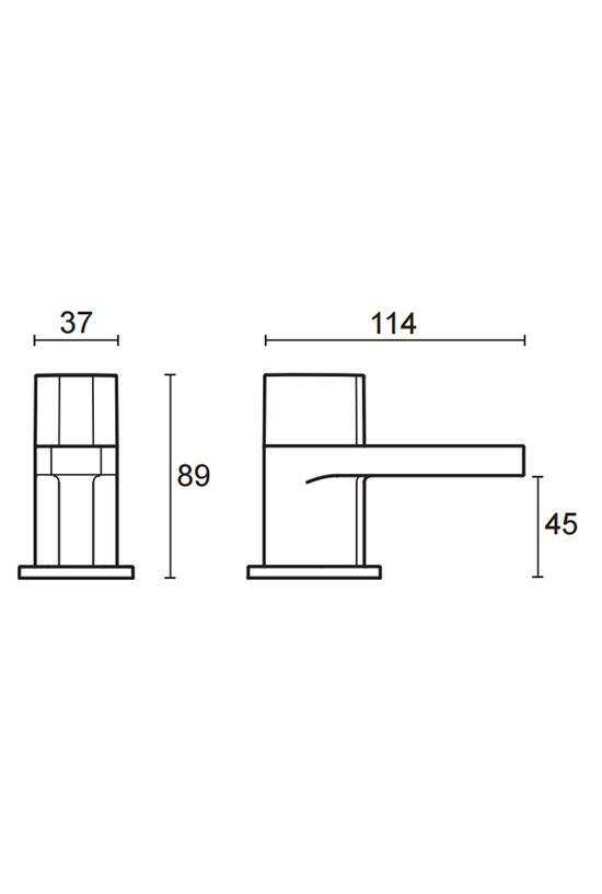 Meynell Push Basin Taps | CLEARANCE